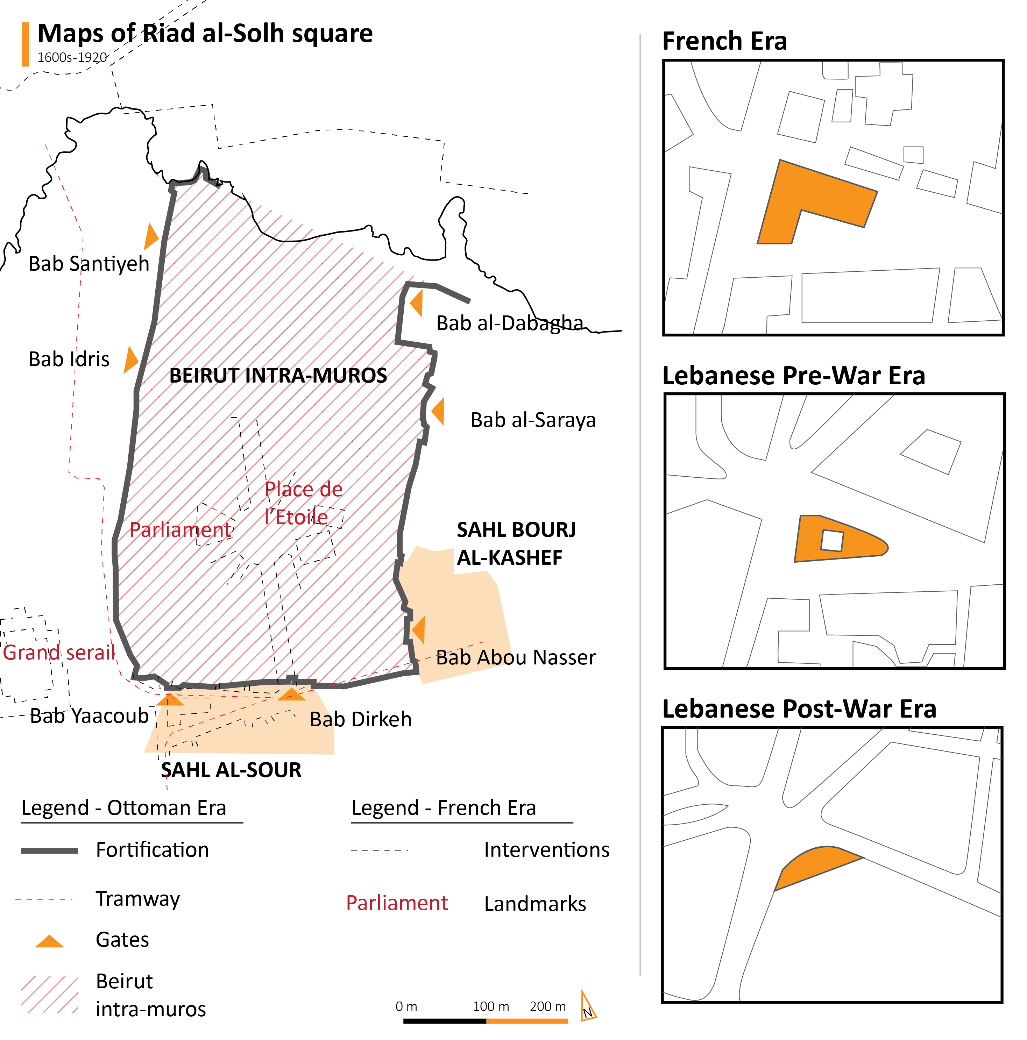 Riad al-Solh, a triangular square – Observatory Patrimoine d'Orient